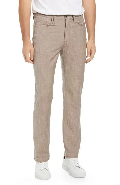 34 Heritage Charisma Straight Leg Five Pocket Pants - Camel Cross Twill | Editorialist